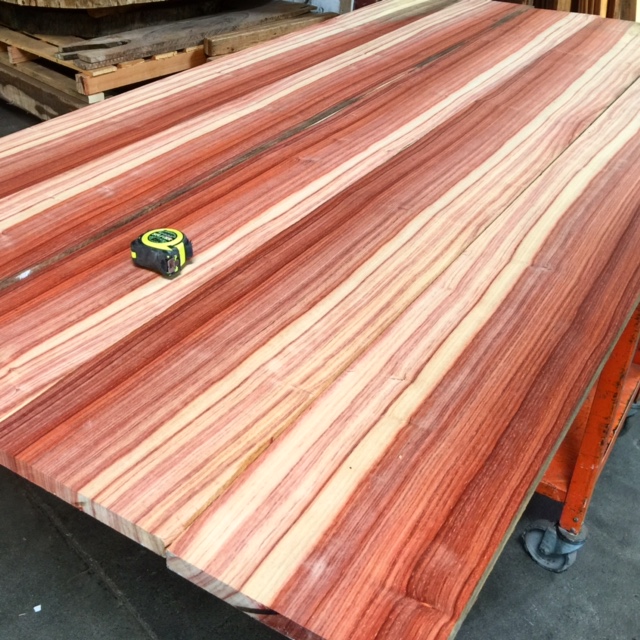 4/4 (Figured) Padouk Lumber /bf price | Tropical Exotic Hardwoods