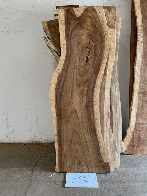 Parota Slab #100 Live Edge | Tropical Exotic Hardwoods