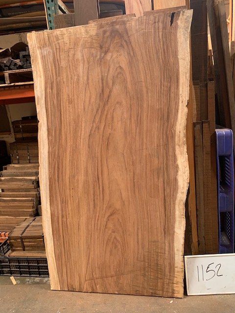 Parota Slab #1152 Live Edge | Tropical Exotic Hardwoods