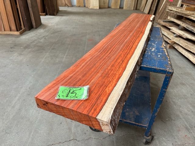 Padauk (Padouk) Slab #15 | Tropical Exotic Hardwoods