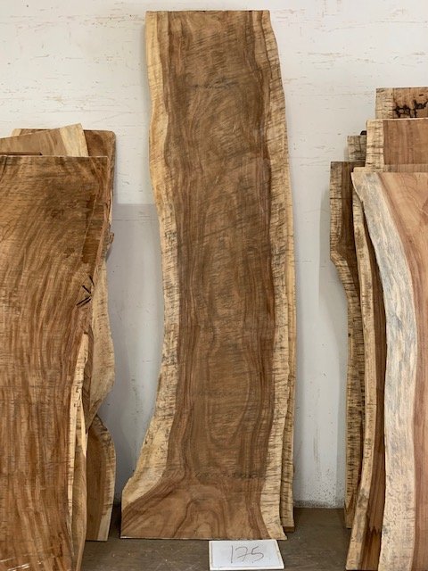 Parota Slab #175A Live Edge | Tropical Exotic Hardwoods