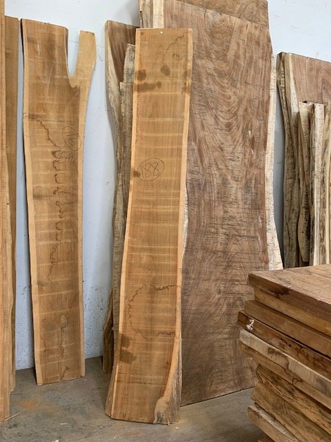 Teak Slab Live Edge #188 | Tropical Exotic Hardwoods