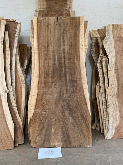 Parota (Guanacaste) Slab #198 Live Edge | Tropical Exotic Hardwoods