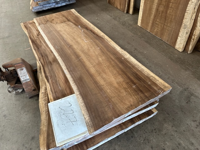 Parota (Guanacaste) Slab #227 Live Edge | Tropical Exotic Hardwoods