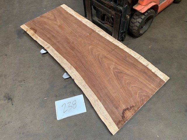 Parota Slab #238 Live Edge | Tropical Exotic Hardwoods