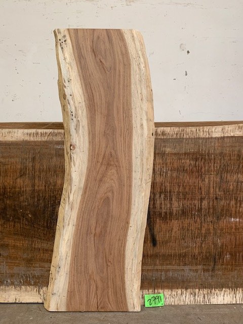 Parota Slab #2791 Live Edge | Tropical Exotic Hardwoods