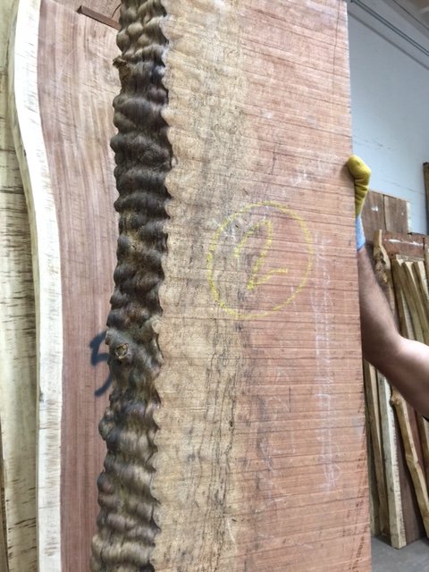 Bubinga Slab #2 Natural Edge | Tropical Exotic Hardwoods