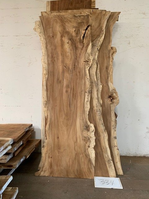 Parota Slab #334 Live Edge | Tropical Exotic Hardwoods