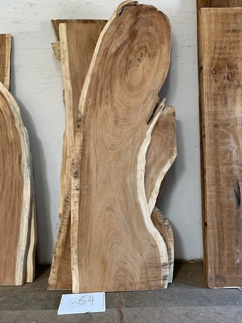 Parota Slab #354 Live Edge | Tropical Exotic Hardwoods