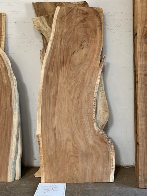 Parota Slab #358 Live Edge | Tropical Exotic Hardwoods