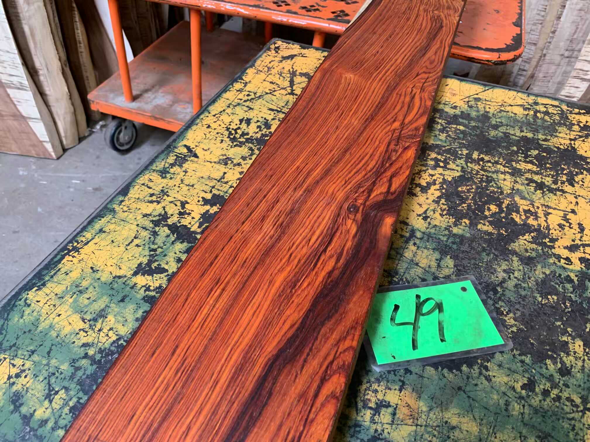 Cocobolo Lumber (Vertical Grain) LCM49 | Tropical Exotic Hardwoods