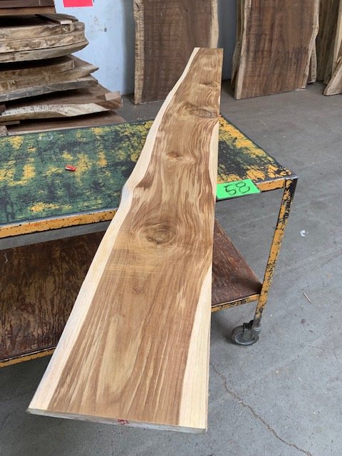 Teak Slab One Live Edge #58 | Tropical Exotic Hardwoods