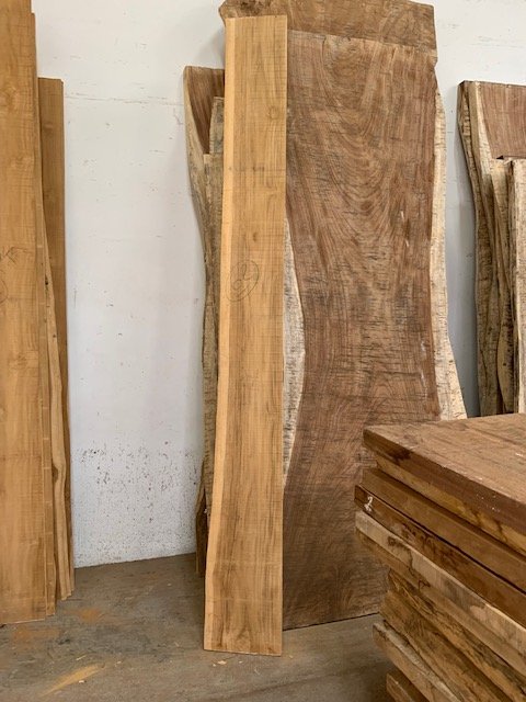 Teak Slab One Live Edge #62 | Tropical Exotic Hardwoods