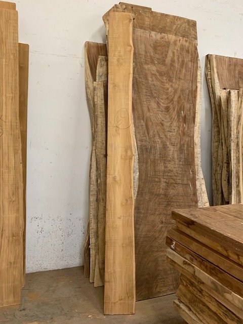 Teak Slab One Live Edge #64 | Tropical Exotic Hardwoods