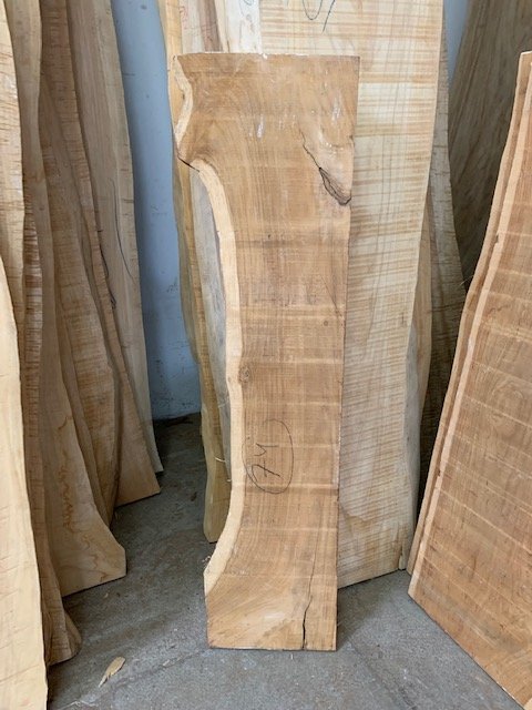 Teak Slab One Live Edge #74 | Tropical Exotic Hardwoods