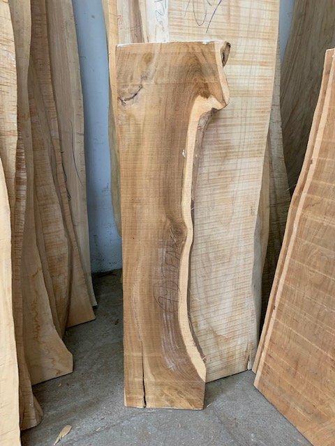 Teak Slab One Live Edge #74 | Tropical Exotic Hardwoods