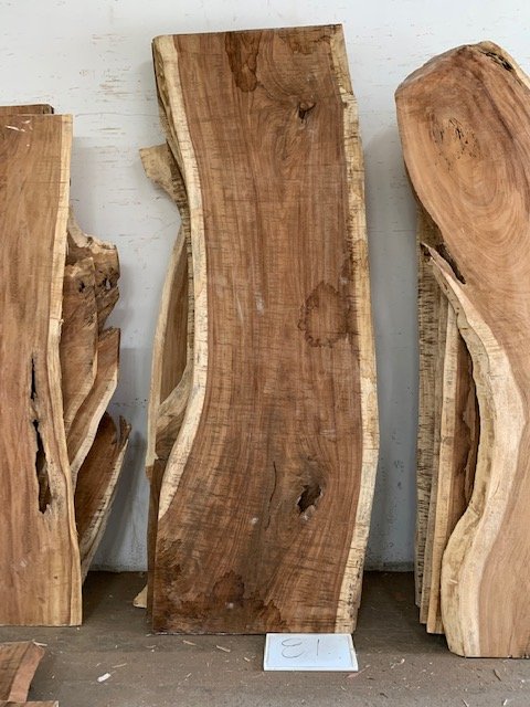 Parota Slab #81 Live Edge | Tropical Exotic Hardwoods