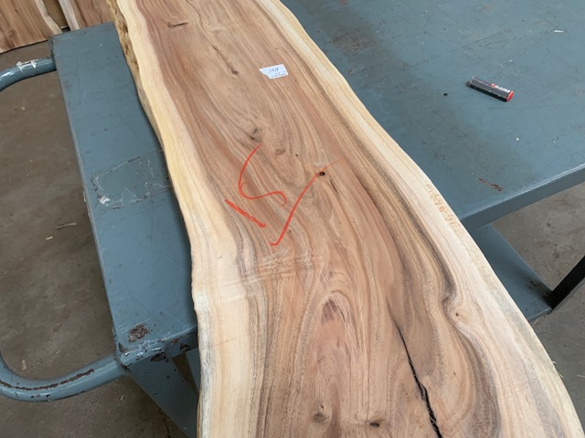 Black Acacia Slab #15 | Tropical Exotic Hardwoods