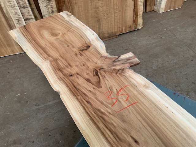 Black Acacia Slab #35 | Tropical Exotic Hardwoods