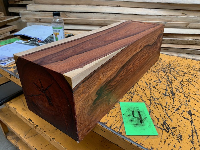 Cocobolo Log BC41 | Tropical Exotic Hardwoods