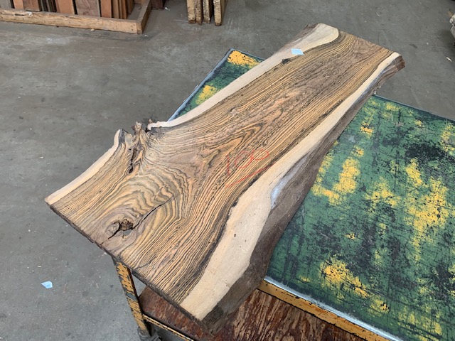 Bocote Slab #100A | Tropical Exotic Hardwoods