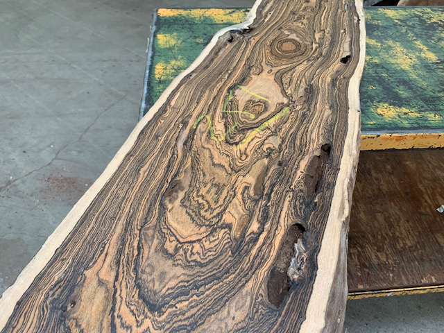 Bocote Slab #251 | Tropical Exotic Hardwoods