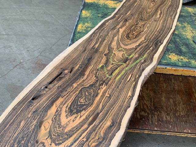 Bocote Slab #252 | Tropical Exotic Hardwoods