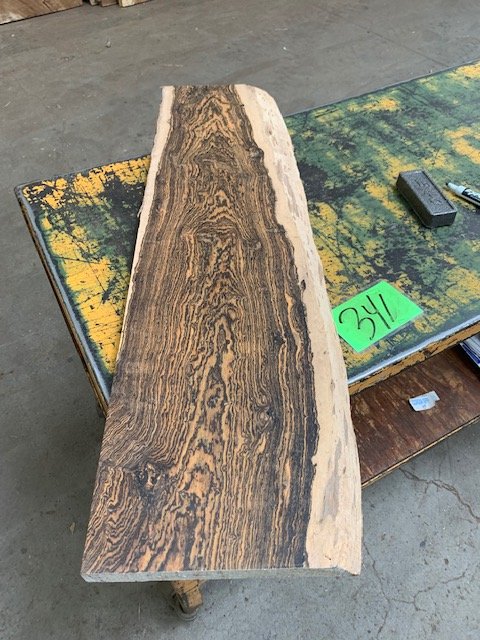 Bocote Slab #341 | Tropical Exotic Hardwoods