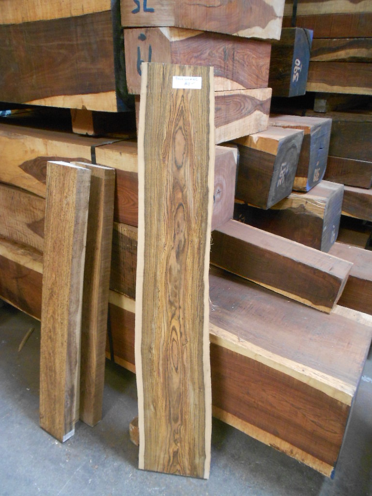 Bocote Slab #502 | Tropical Exotic Hardwoods