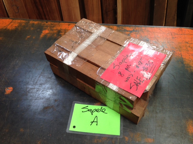 Sapele Square Pack #A | Tropical Exotic Hardwoods