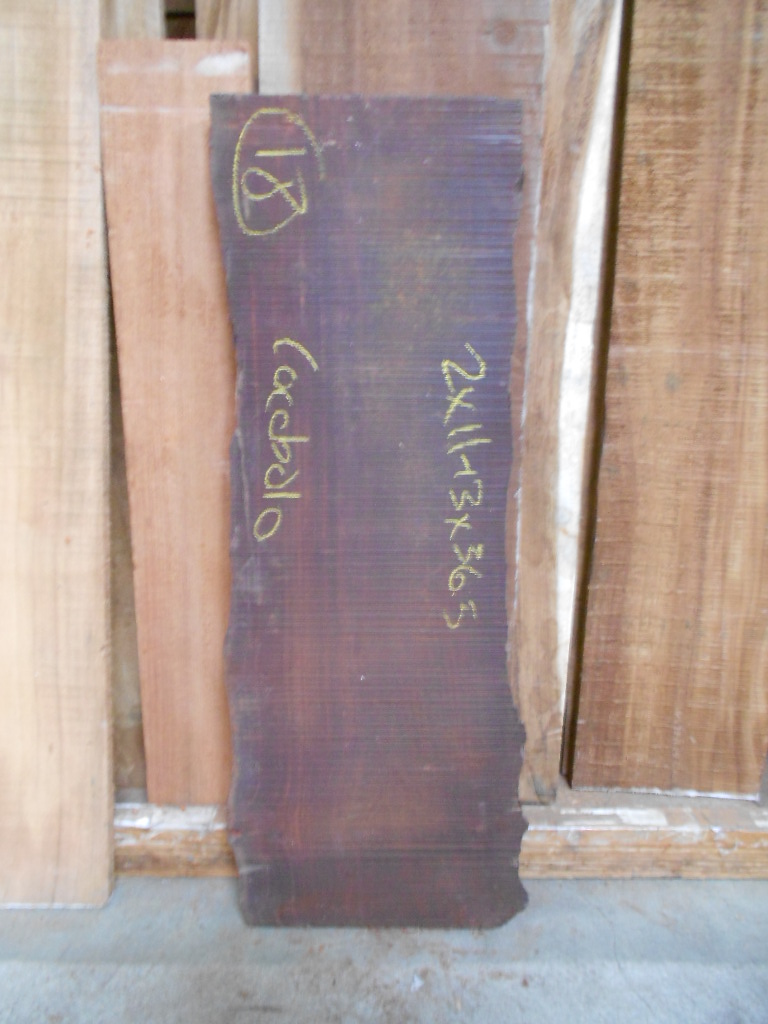 Cocobolo Slab #18 | Tropical Exotic Hardwoods