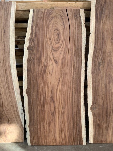 Parota Slab #1175 Live Edge | Tropical Exotic Hardwoods