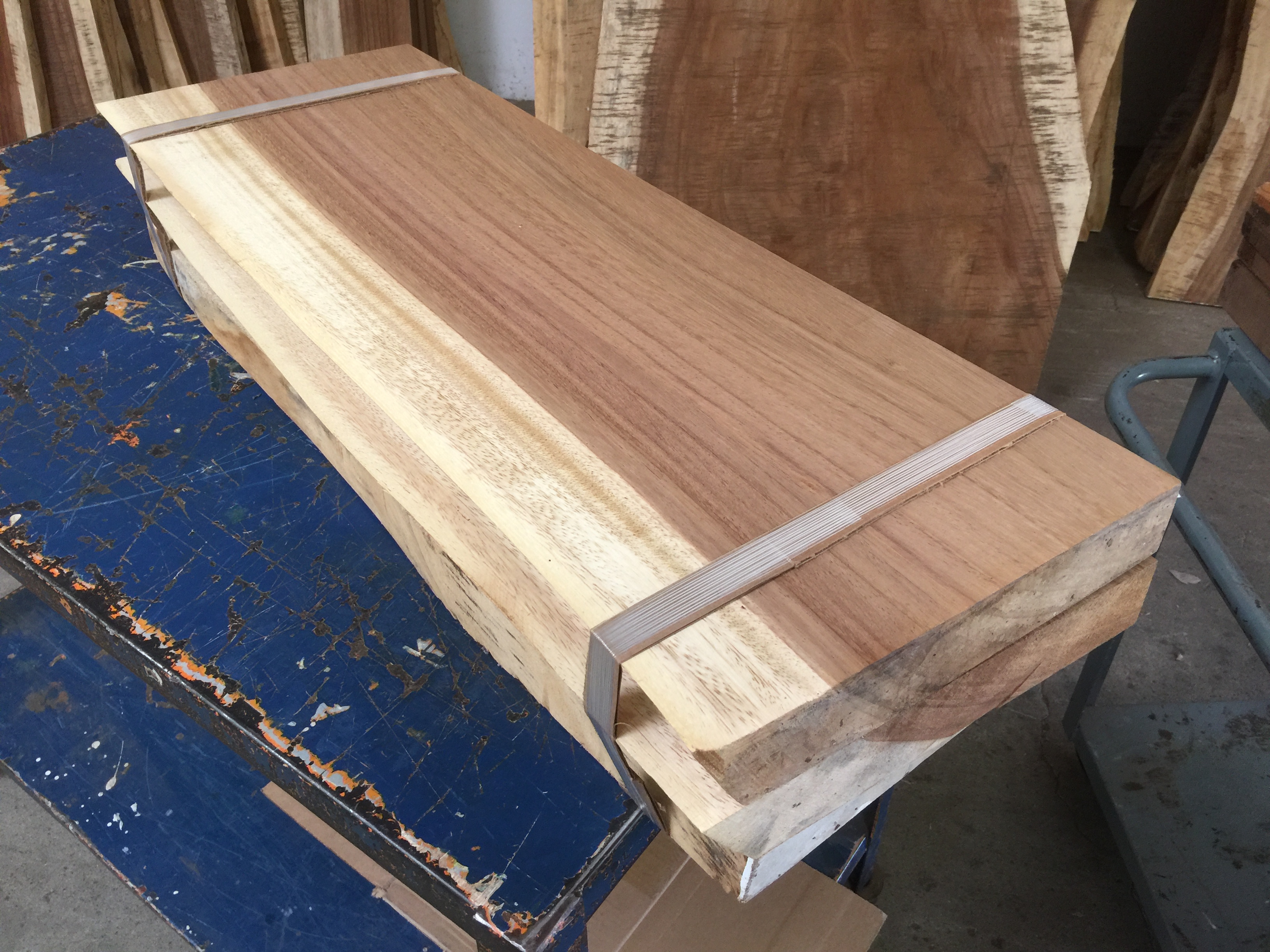 Parota 3 pcs 2" x 11-13" x 36" Pack #154 | Tropical Exotic Hardwoods