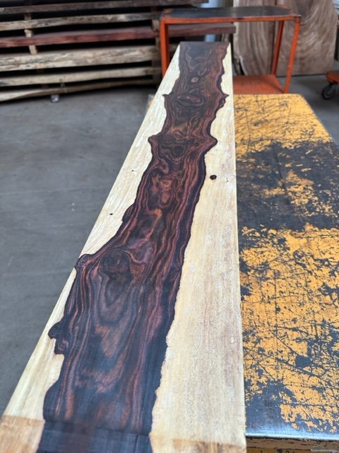 Cocobolo (FIGURED) Log BC146 | Tropical Exotic Hardwoods
