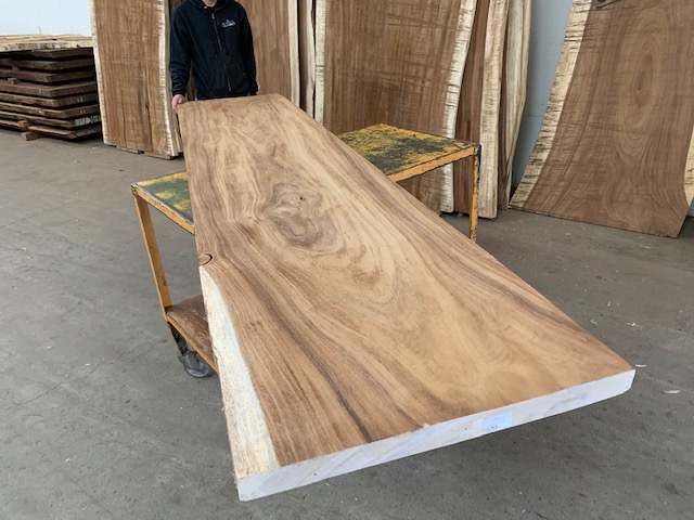 Parota Slab #272 Straight Edge | Tropical Exotic Hardwoods
