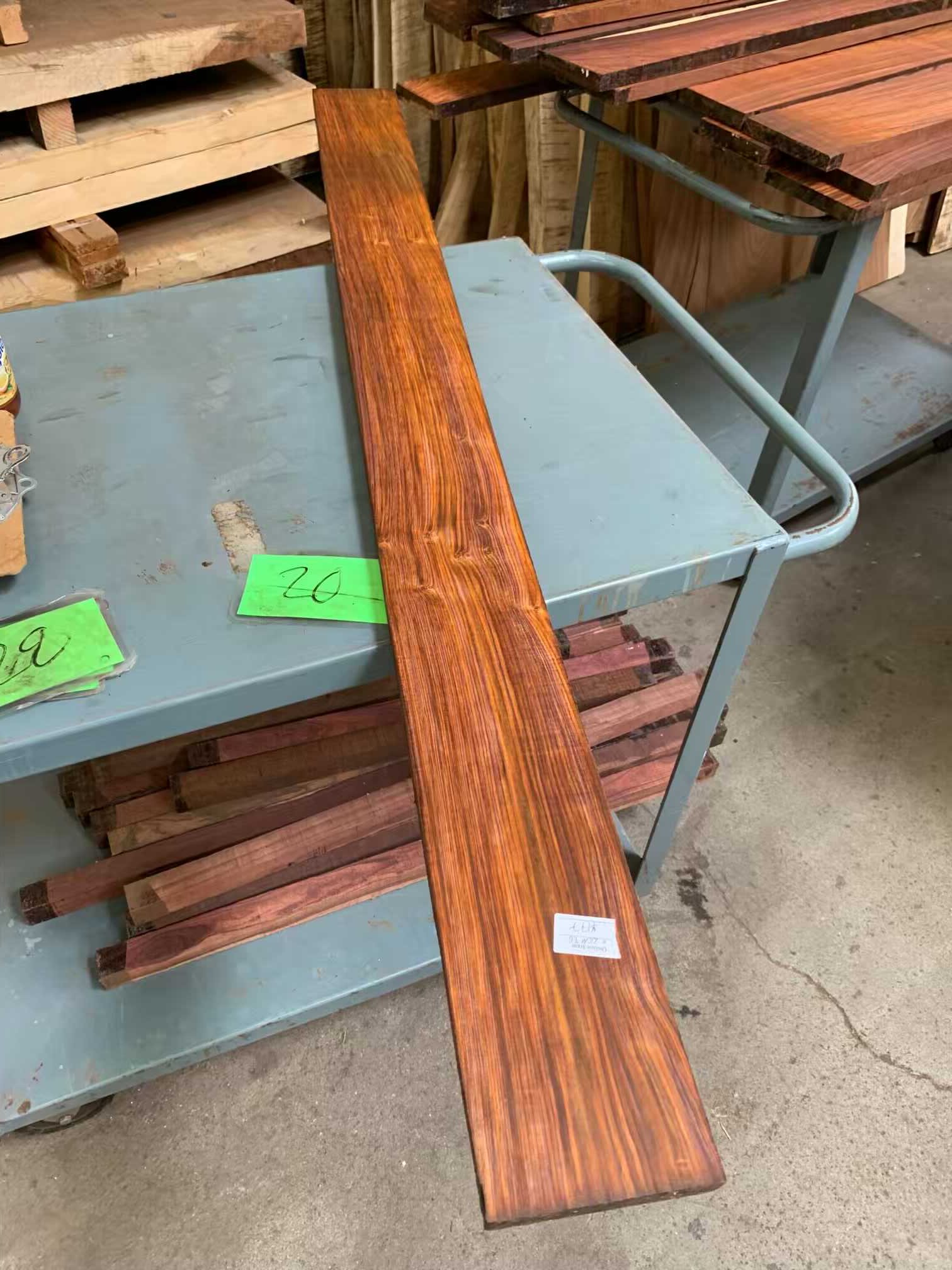 Cocobolo Lumber (Vertical Grain) LCM20 | Tropical Exotic Hardwoods