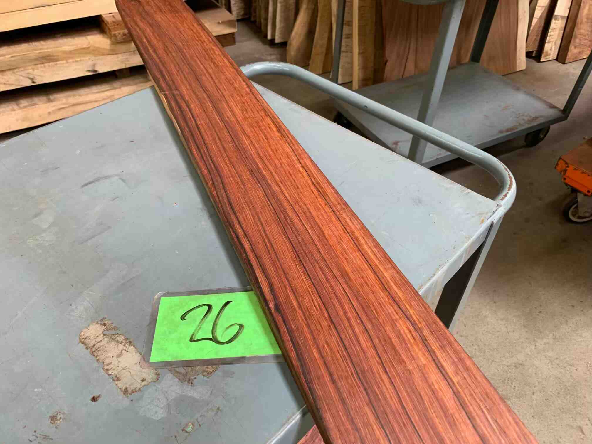 Cocobolo Lumber (Vertical Grain) LCM26 | Tropical Exotic Hardwoods