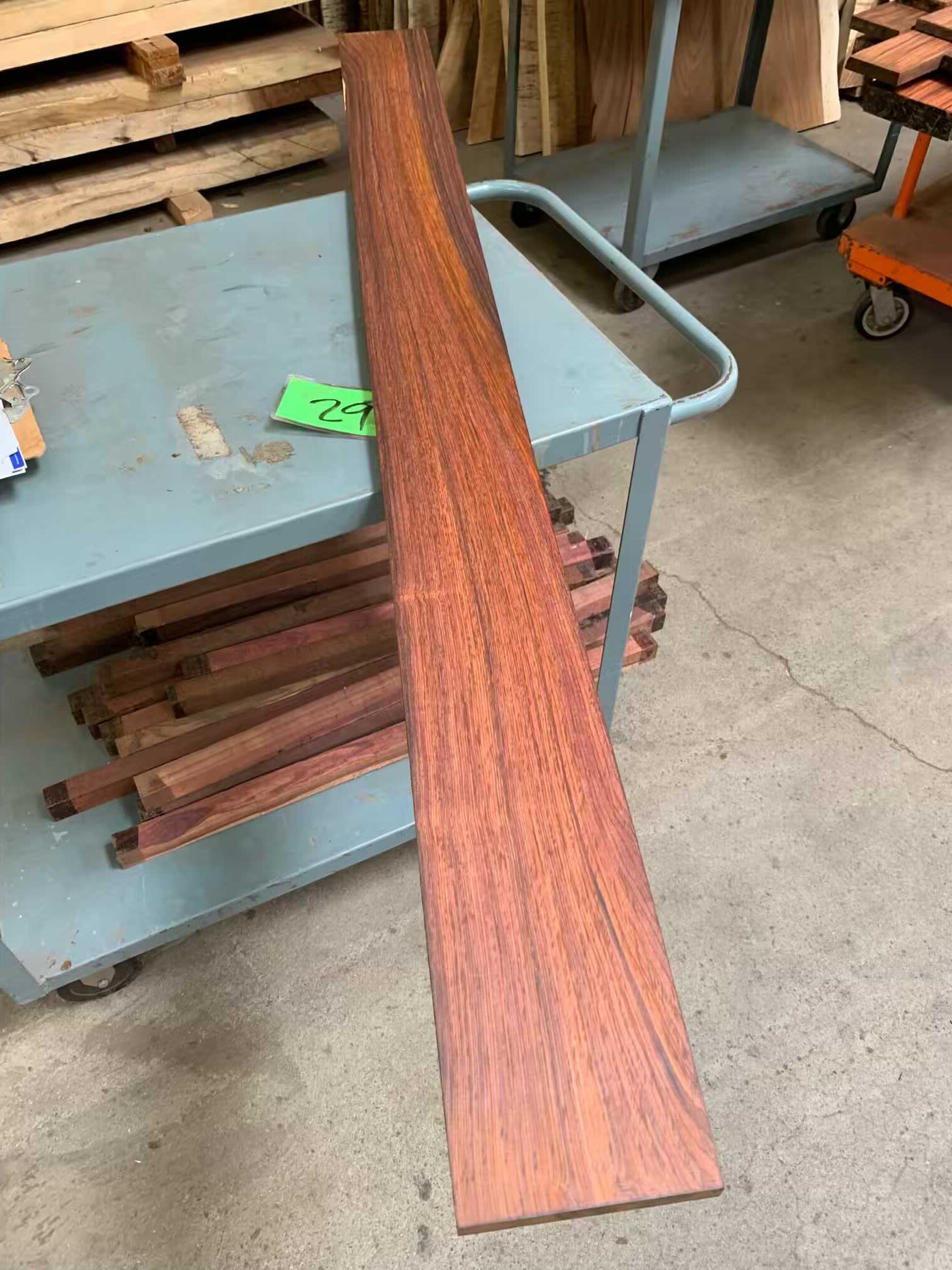 Cocobolo Lumber (Vertical Grain) LCM29 | Tropical Exotic Hardwoods