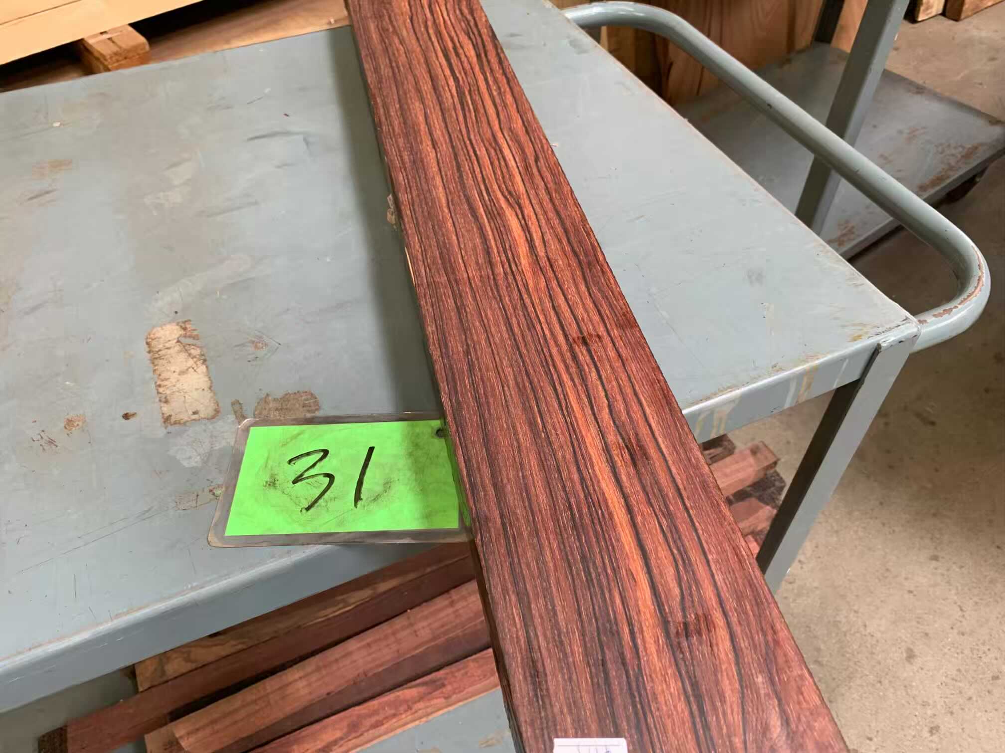 Cocobolo Lumber (Vertical Grain) LCM31 | Tropical Exotic Hardwoods