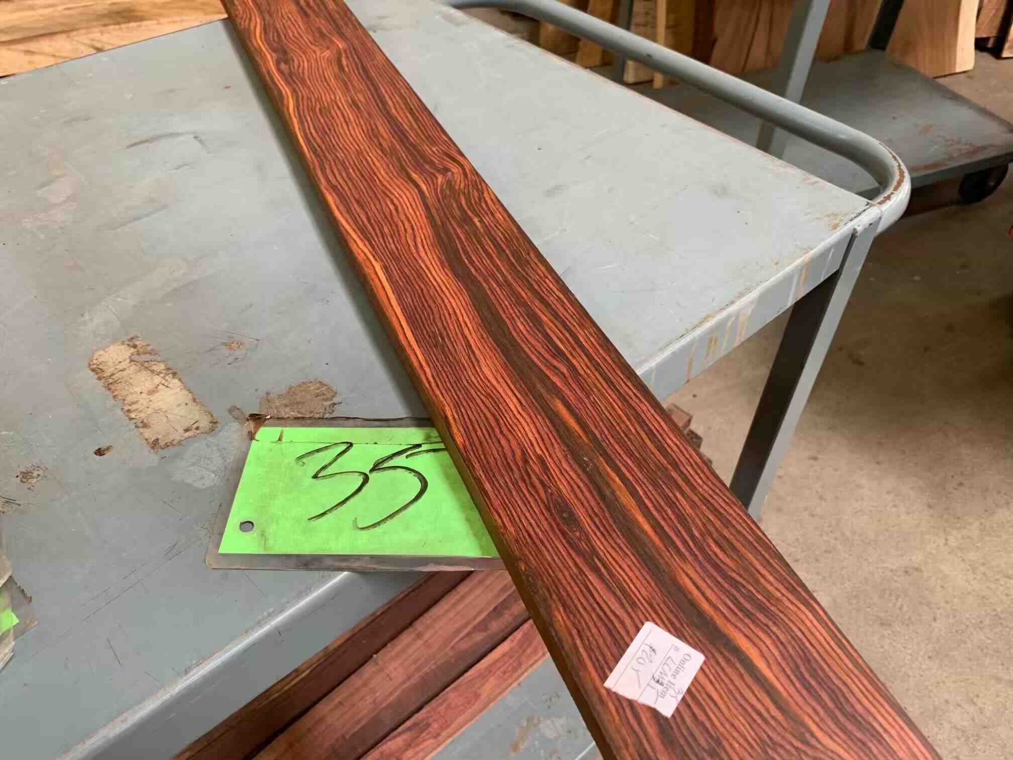 Cocobolo Lumber (Vertical Grain) LCM35 | Tropical Exotic Hardwoods