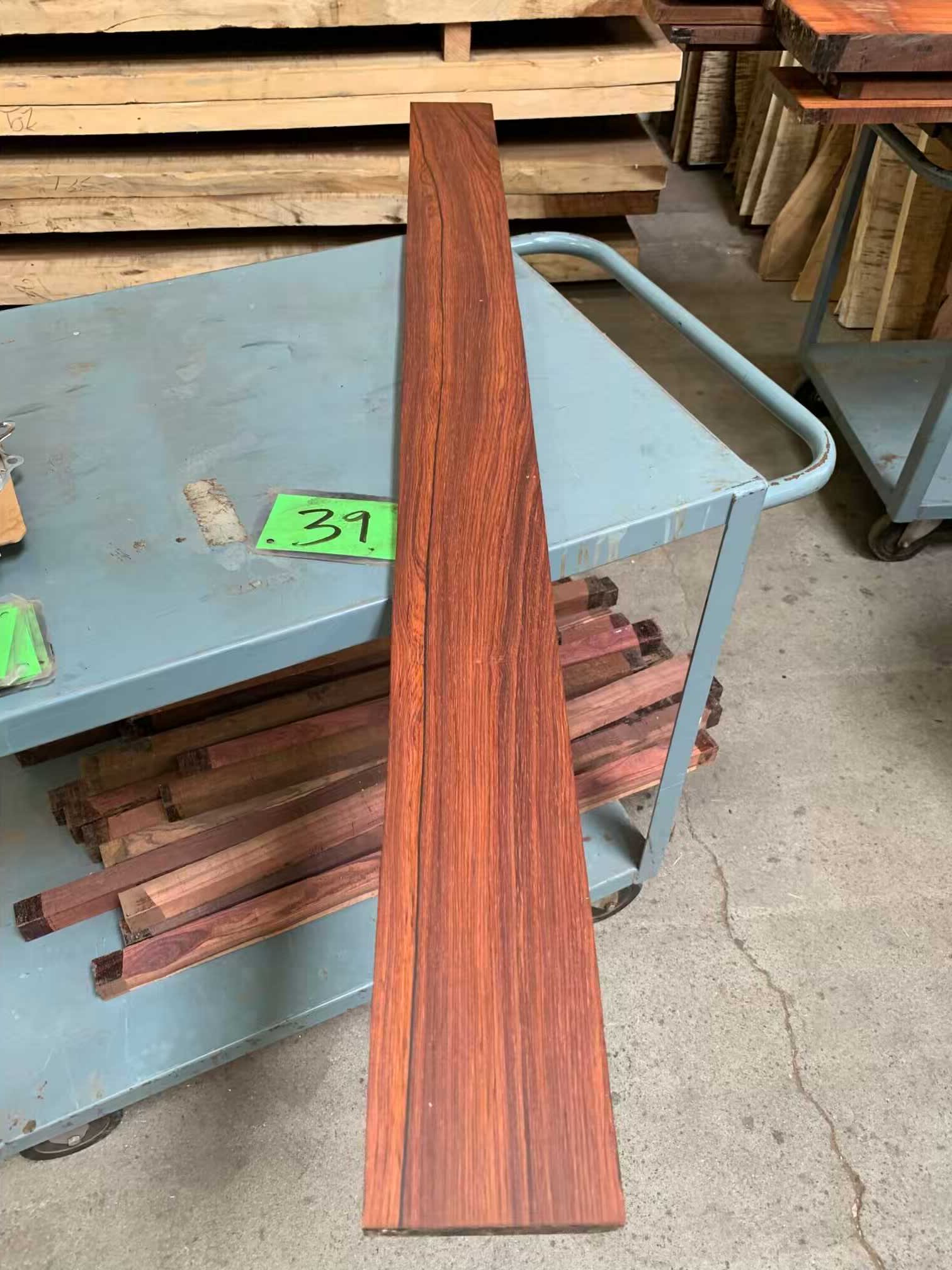 Cocobolo Lumber (Vertical Grain) LCM39 | Tropical Exotic Hardwoods