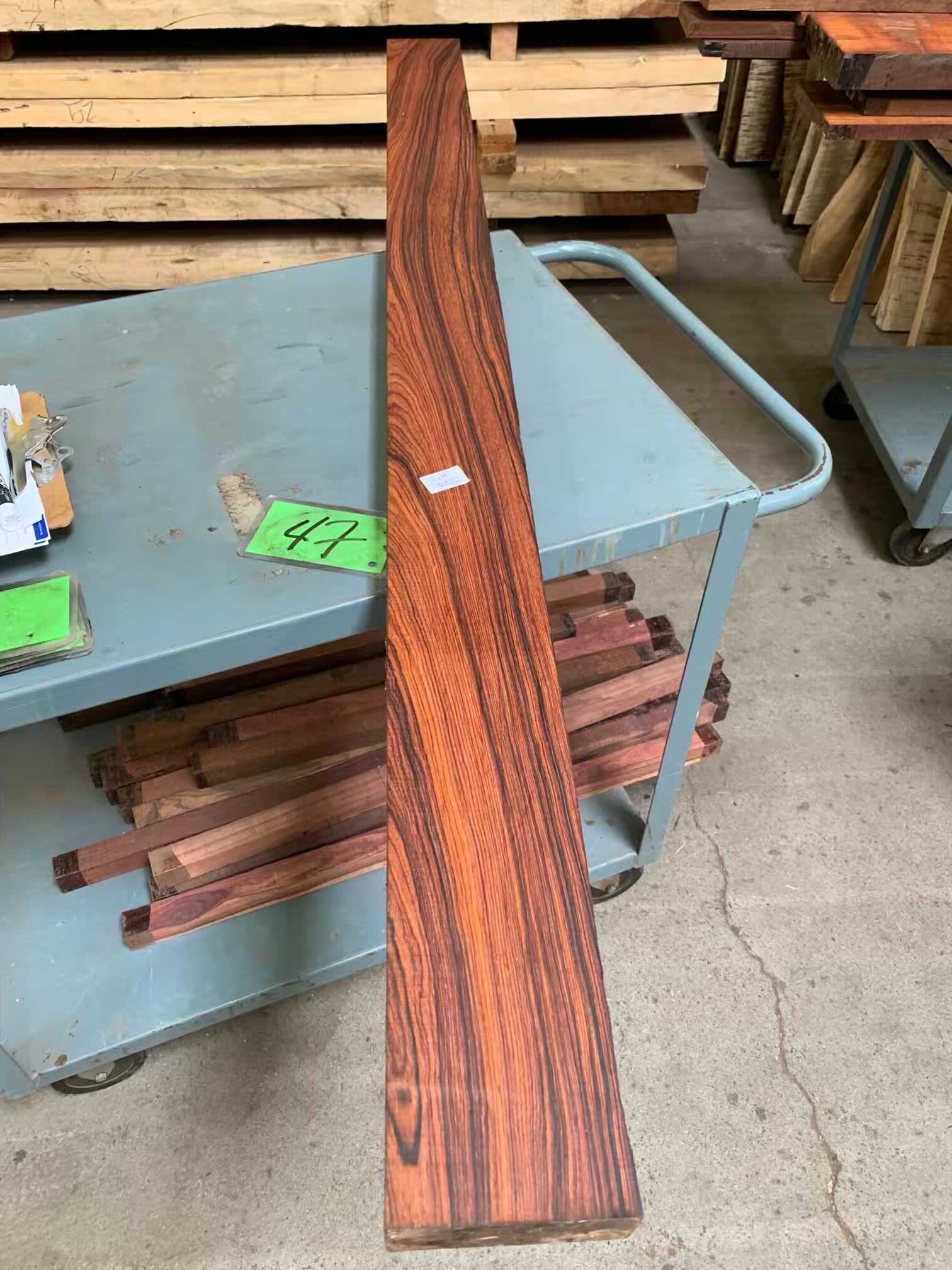Cocobolo Lumber (Vertical Grain) LCM47 | Tropical Exotic Hardwoods