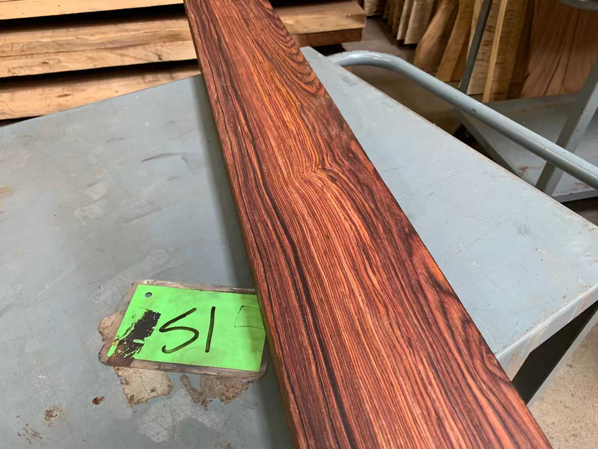 Cocobolo Lumber (Vertical Grain) LCM51 | Tropical Exotic Hardwoods