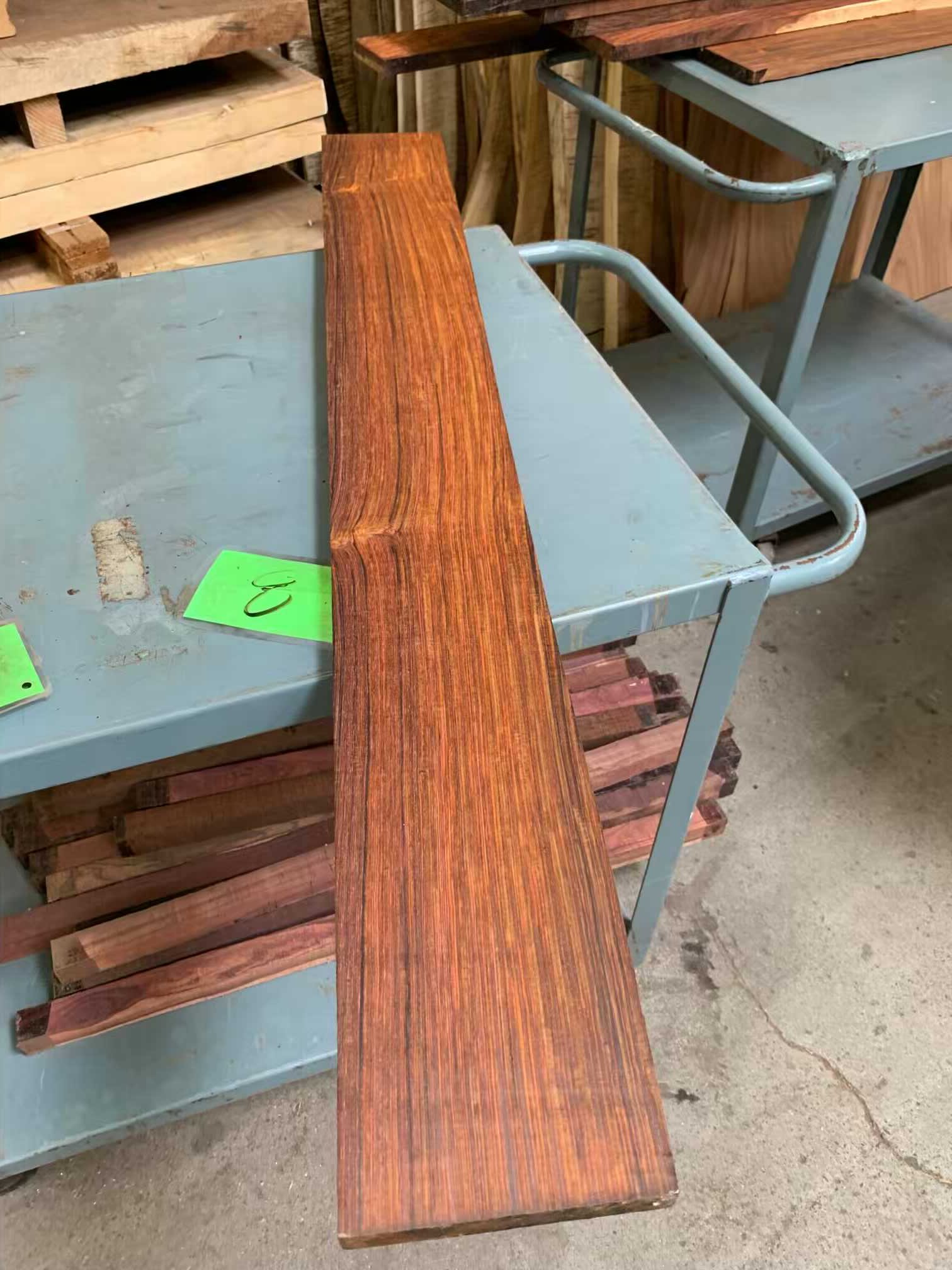 Cocobolo Lumber (Vertical Grain) LCM8 | Tropical Exotic Hardwoods