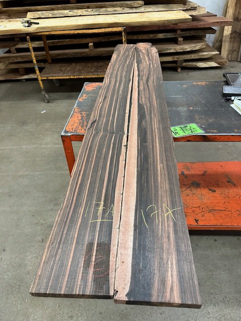 Macassar Ebony 2 pcs Set LMCE17A17B | Tropical Exotic Hardwoods