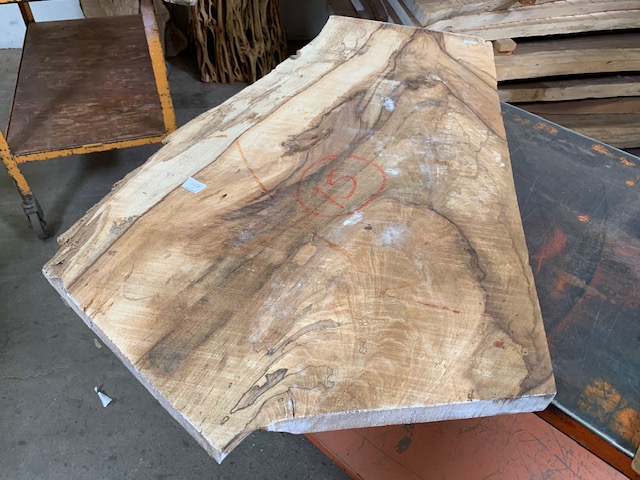 Spalted Mango Slab #15 One Live Edge | Tropical Exotic Hardwoods