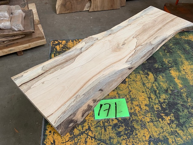 Spalted Mango Slab #171 Live Edge | Tropical Exotic Hardwoods