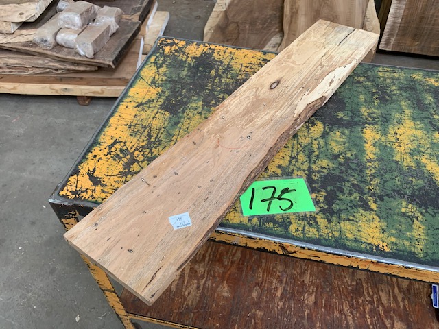 Spalted Mango Slab #175 One Live Edge | Tropical Exotic Hardwoods