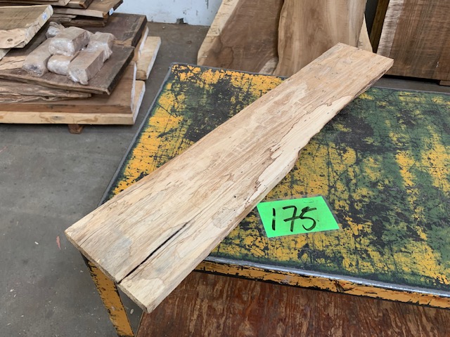 Spalted Mango Slab #175 One Live Edge | Tropical Exotic Hardwoods
