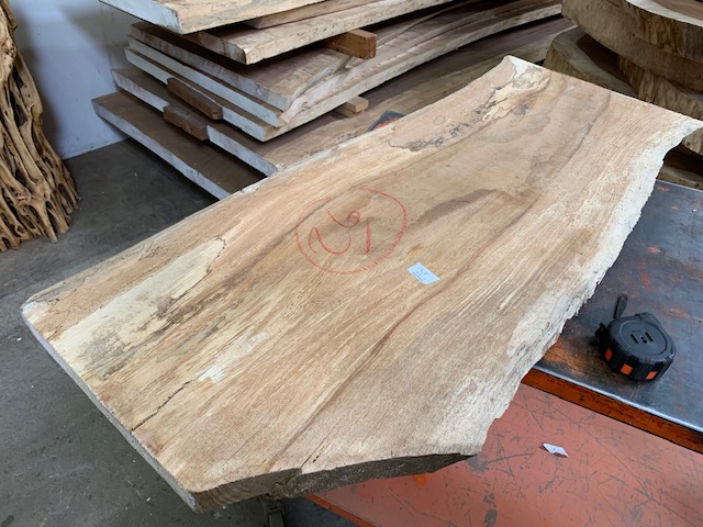 Spalted Mango Slab #26 Live Edge | Tropical Exotic Hardwoods